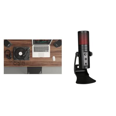 中国 98dB SNR 5V USB2.0無言ボタンが付いているステレオ コンピュータ マイクロフォン 販売のため
