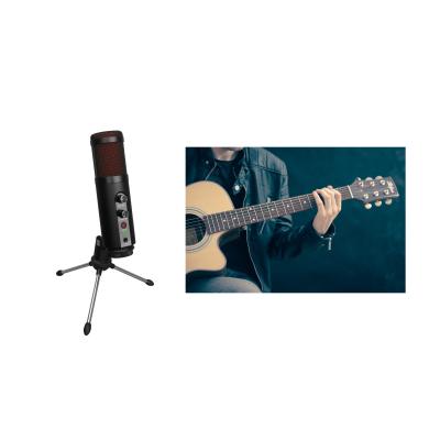 中国 三脚の立場および破裂音フィルターが付いているUSB 2.0 TONORコンピュータ カージオイド コンデンサーMic 販売のため