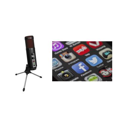 中国 SkypeのためのFCC 98db SNR USBのコンデンサ マイクロホン 販売のため