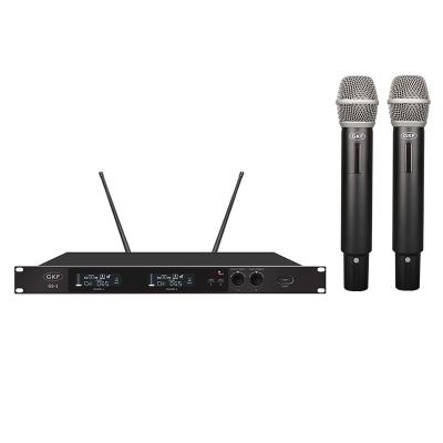 China New Digital 400 Meters Long Distance Sans Fil Cordless System UHF Singing Vocal Dynamic Professional for sale