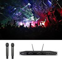 China BNC Interface UHF Digital Wireless Microphone 100 - 240VAC for sale