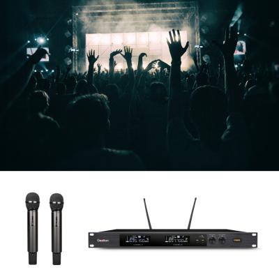 China PLL sintetizou o microfone sem fio da frequência ultraelevada Digital de 90M para o partido da música à venda