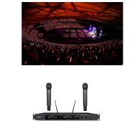 China Diversity Receiver Wireless Handheld Microphone With Single Channel Bodypack for sale