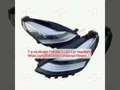 T-e-sla Model Y Model 3 LED Car Headlight  White Light36W12VNO Universal Fitment
