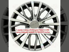 T-oyota L-exus LX570 Land Patrol LC200 Lanus Zeprado wheels 17/18/20/21 inches