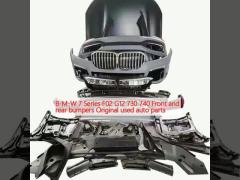 Voorste achterste gebruikte bumper assemblage Auto onderdelen voor B-M-W 7 serie F02 G12 730 740