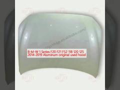 B-M-W 1 Series F20 F21 F52 118 120 125 2014-2019 Aluminum original used hood