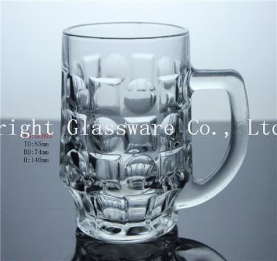 China Special Design Clear Solid Beer Glass Mug for sale