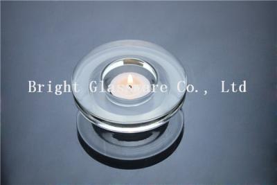 China Round Table Decorations Glass Candle Holder Wholesale for sale