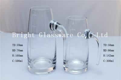 China glass wine decanter with handle glass water bottle cheap glass teapot for sale