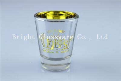 China Gold Glass Candle Holder for wholesale for sale