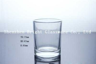 China Glass Candle Holder, Clear glass cup for sale
