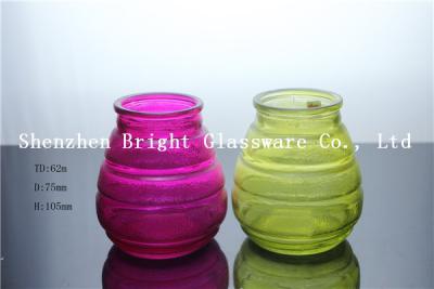 China Colorful Glass Candle Holder Wholesale for sale