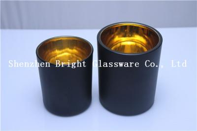 China Custom electroplating Glass Candle Holder for sale