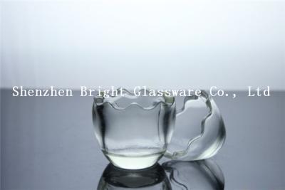 China Special Egg Shape Glass Candle Holder for sale