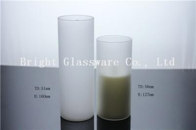 China Tall glass candle holder,hurricance glass, glass vase wholesale for sale