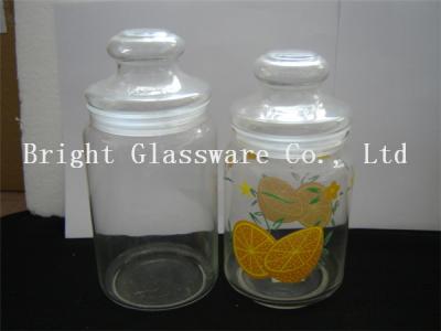 China wholesale food storage containers, glass storage jar for sale