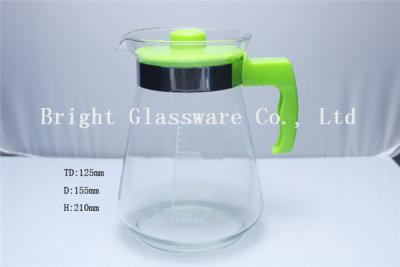 China glass teapots, glass jug with handle in home for sale