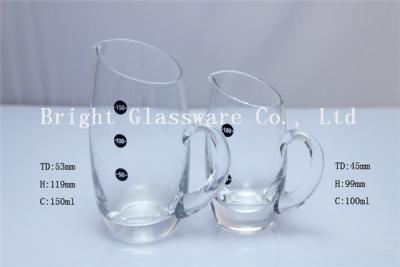 China glass wine decanter with ice cooler, glass bottle for sale for sale