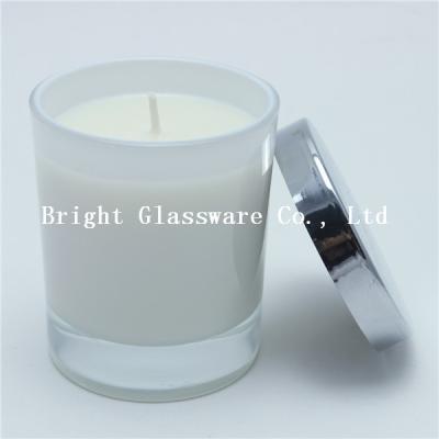 China Hot-selling candle container, candle holder with silver lid in stock for sale