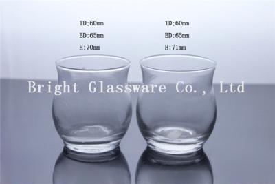 China Clear Glass Hurricane Candle Holder, Blown Glass Vase for sale
