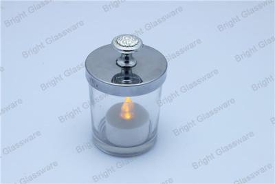 China Latest Design candle jar with metal lid, candle container lid for decor for sale