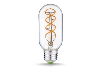 Cina T45 riscaldano la lampadina bianca del filamento del LED, lampadina d'annata a spirale di stile dell'ottone LED Edison in vendita