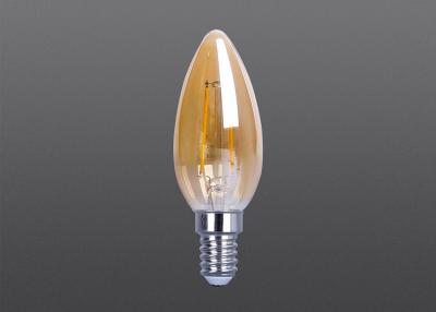 Cina Ambra non Dimmable della lampadina di C35 Edison LED 2 base del candeliere E14 di watt in vendita