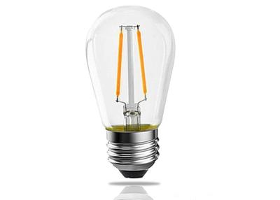 Cina Le lampadine all'aperto della corda da 2 watt del LED riscaldano lo stile bianco dell'annata di S14 Edison in vendita