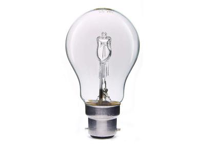 Cina Dimmable rimuove la base luminosa 220V di bianco A19 B22 delle lampadine dell'alogeno 42 watt in vendita