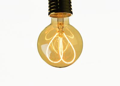 Cina Lampadina luminosa di Edison LED del negozio del caffè dentro la base dell'ottone del filamento 2300K del cuore in vendita