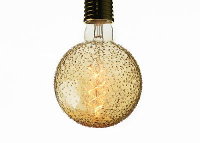 Cina Lampadina speciale del filamento di spirale del globo, lampadina ambrata di stile LED di Edison del dente di leone G125 in vendita