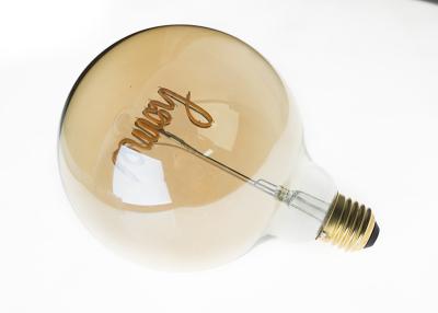 Cina Lampadina rotonda Dimmable ambrato di G125 Edison LED filamento speciale 2300k della lettera da 4 watt in vendita