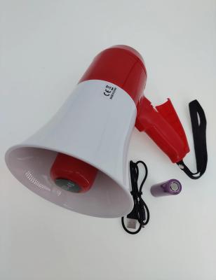 China megáfono de mano de batería de litio recargable de 150 x 240 mm los 800 m con función de música en venta