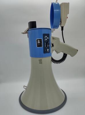 China 45dB Chargeable Recording Megaphone White Cheer Megaphone Speaker for sale
