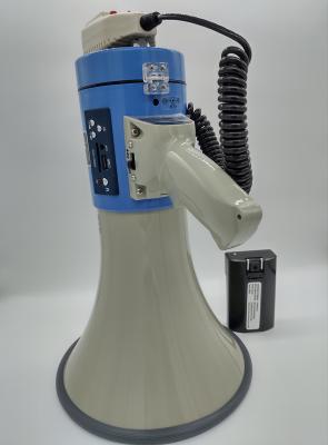 Cina Altoparlanti a megafono per interni ed esterni AUX MP3 WAV Grande megafono bianco 230 x 350 mm in vendita