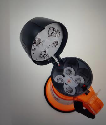 Cina Megafono sirena clacson Megafono alimentato a batteria 15W con interruttore sirena in vendita