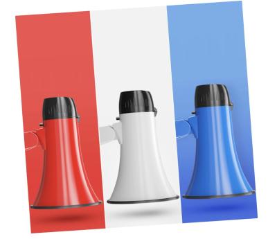 China Whistle Switch Army Military Megafon 6V Lautsprecher tragbar 300m Reichweite zu verkaufen
