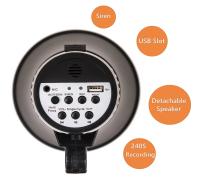 China 25W Wireless Battery Powered Megaphone for sale