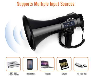China Compact Megaphone Bluetooth Speaker With Microphone And Horn 3.7V 1500mAh for sale