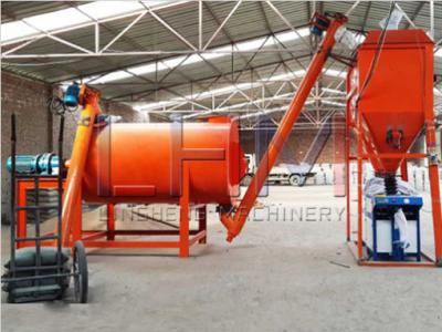 China Dry Mortar production line made by Henan Ling Heng machinery company with capacity 1-60t/h for sale