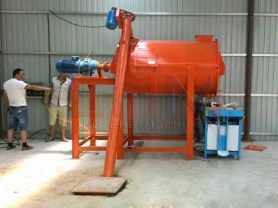 China Efficient Dry mortar mixer production line 1t/h for the mixing of many kinds of dry powder and fine granular materials for sale