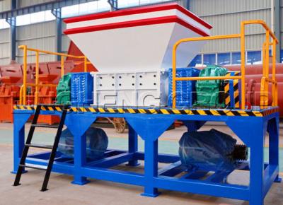 China LHSSM-1200 Twin-Shaft Shredder Machine widely used in area of waste plastic, waste rubber, wood, crop for sale