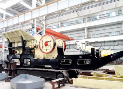 China Mobile Jaw Crusher crushing different kinds of stone widely used in the mining, cement, coal, metallurgy, building mate for sale