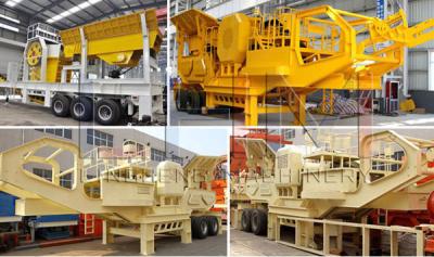 China Mobile Jaw Crusher crushing different kinds of stone widely used in the mining, cement, coal, metallurgy, building mate for sale