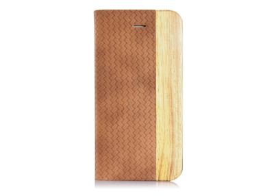 Cina Cassa in foglio di legno fatta a mano della zebra e del cuoio genuino per il iPhone 5/5s Shell protettivo in vendita