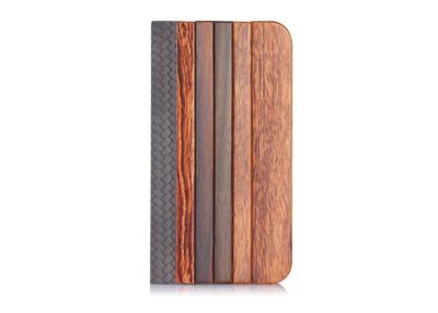 Cina Copertura di legno di iPhone 4 del portafoglio di vibrazione della cassa dura dei telefoni cellulari resistente ai colpi ed operata in vendita
