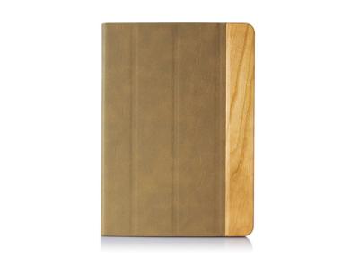 Cina Cassa di legno dell'aria di Ipad della copertura del cuoio della compressa con il supporto, casse universali della compressa di abitudine in vendita