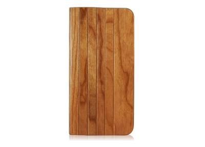Cina Cassa di legno del foglio del cuoio di iPhone della ciliegia ecologica per il iPhone 6 telefoni cellulari in vendita
