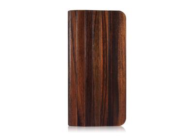Cina Il telefono cellulare personalizzabile di legno riveste il iPhone di Apple 6 coperture posteriori di cuoio reali in vendita